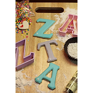 Live Greek, Greek Alphabet Letter Shaped Cookie Cutter, 3 Inches Long, Great Gift, Big Sis/Lil Sis, Fundraising, Parties, Sororities, Fraternities, Panhellenic, Art Stencil - TAU Shape