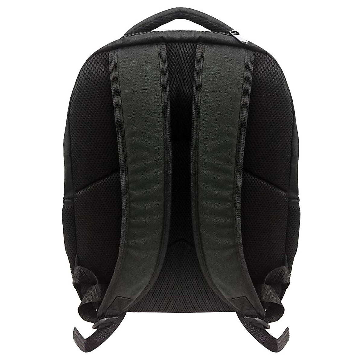 STAR WARS BLACK MANDALORIAN BACKPACK 18 INCH AIR MESH PADDED BAG (The Child and Cup)