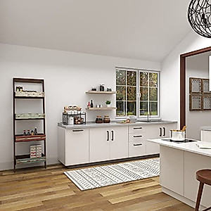 Deco 79 Wood 4 Shelves Shelving Unit, 23" x 18" x 70", Brown