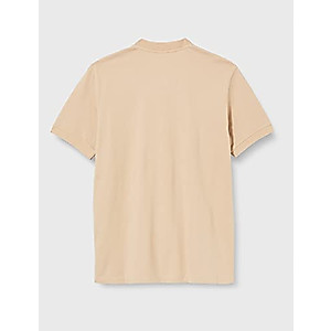 Emporio Armani Men's Eagle Patch Short Sleeve Polo Shirt, Sand Yellow, Extra Large