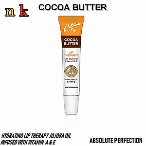 (3 Pack) NICKA K Cocoa Butter Lip Therapy