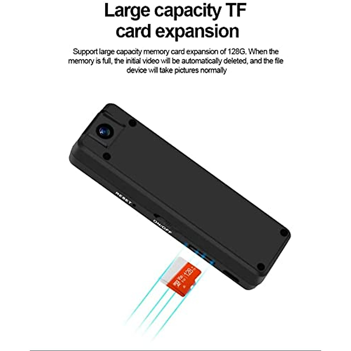 Hidden Spy Camera Mini Body WiFi Camera Wireless Pen Security Nanny Cam,Home Security Dog Camera Indoor Outdoor Camera, App Remote View Loop 180° Rotation Built-in Battery Camera no WiFi Needed