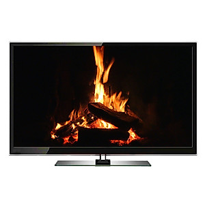 Fireplace DVD - Fireplace XXL - Filmed in HD - 2 DVD Set with Double Extra Long Fires with Burning Wood Sounds