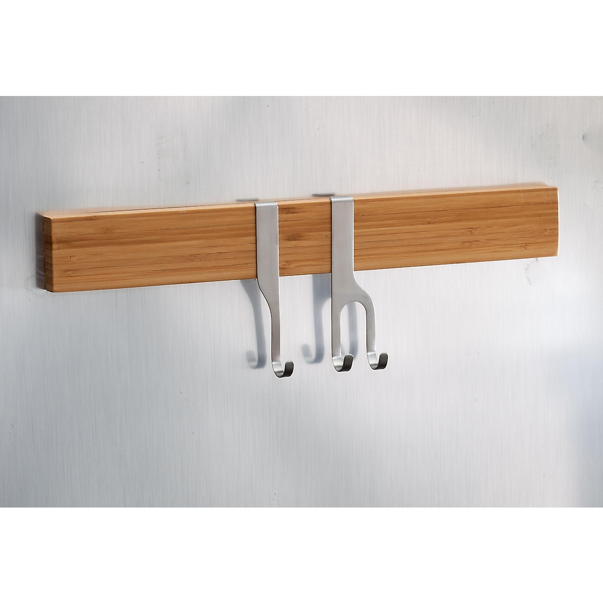 Mercer Culinary Single Hooks For Magnet Bar, Silver, 2 Pack