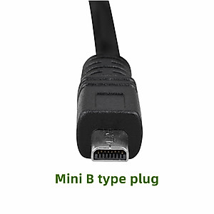 Xzrucst 3.3ft USB Cable Cord for Panasonic Lumix Camera DMC-TS20 s TS20k TS20a LS70 FZ60