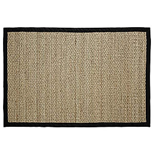 Chesapeake Seagrass Area Rug with Black border (40"x60")