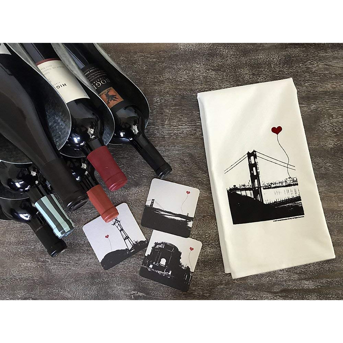 San Francisco Golden Gate Bridge Floursack Tea Towel