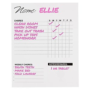 Habit Tracker Chores Chart for Kids, Dry Erase Board Behavior Chart for Multiple Kids 3 Pack, Incentives Chore Chart for Multiple Kids Dry Erase Magnetic (Chore Chart for Kids 1 Pack)