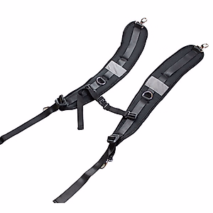 123Arts 1 Pair Waterproof PVC Adjustable Shoulder Strap Replacement for Backpack