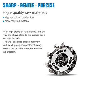 SH50/52 Replacement Heads Compatible with Philips Norelco Series 5000 Replacement Heads for 5000 Replacement Heads for Series 5000(S5xxx) AquaTouch (S5xxx),PowerTouch, 6Pack