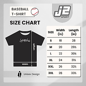 J2 Sport Atlanta Baseball T-Shirt – Men & Women Short Sleeve T Shirt Tee Tshirt