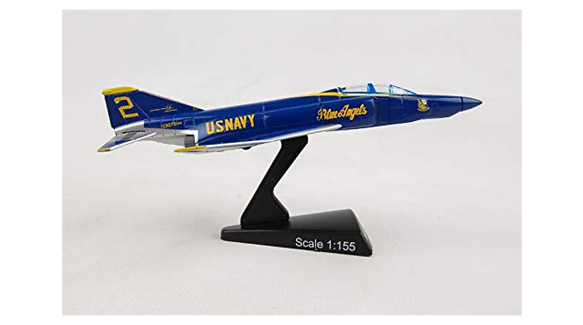 Daron Postage Stamp F4 Phantom II Model - Blue Angels