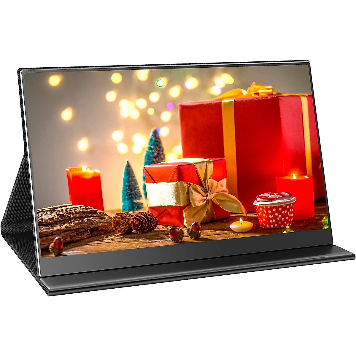 ZSCMALLS 100% sRGB Portable Monitor FHD IPS Ultra Slim&Lightweight Metal Frame 15.6'' HDR 1080P HD Eye Care Screen USB C Gaming Monitor for Laptop/PC/Cellphone/Switch/PS3-5/Xbox/Raspberry Pi