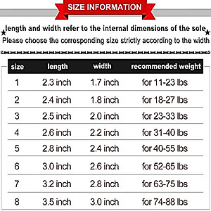 QUMY Dog Shoes for Large Dogs, Medium Dog Boots & Paw Protectors for Winter Snowy Day, Summer Hot Pavement, Waterproof in Rainy Weather, Outdoor Walking, Indoor Hardfloors Anti Slip Sole Black Size 6