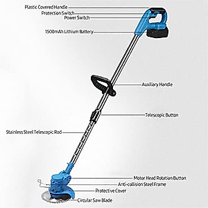 TAPARU Lawn Mower Mower Mower Battery Fast Charger Multifunctional Trimmer