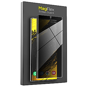 magglass MagFlex Privacy+ Screen Protector for Samsung Galaxy S23 ULTRA (Fingerprint Compatible) Side Tint 3D Nano-Polymer Flexible Privacy Guard (S23 Ultra-6.8")