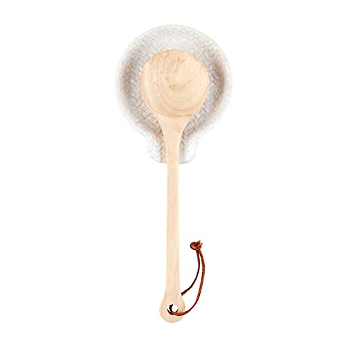 Mud Pie Stoneware Spoon Rest Set; Rest_" X 5" | Spoon 12"