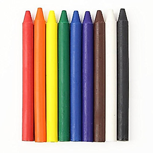 Bulk Unwrapped Crayons Case of 270 (9 colors, Wax) for Crafting, Parties, Kids | Paperless Crayons with No Paper Wrapper | Safety Tested Compliant with ASTM D-4236