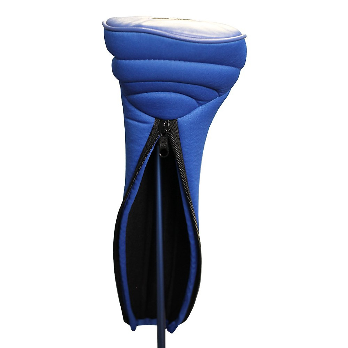 New Blue Zipper Driver 1 Leatherette Neoprene Golf Club Head Cover Fits Drivers up to 460cc Headcover Prevents Scratching Chipping Clanking