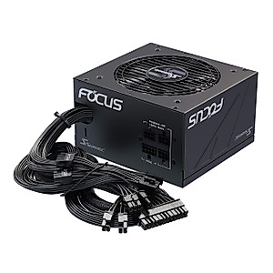 Seasonic Focus SSR-850FM, 850W 80+ Gold, Semi-Modular, Fits All ATX Systems, Fan Control in Silent and Cooling Mode, 7 Year Warranty, Perfect Power Supply for Gaming and Various Application
