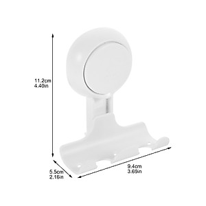 Beavorty 2pcs Suction Razor Hanger Suction Cup Wall Hanger Plug Hooks Bathroom Shower Hooks Toothbrush Wall Holder Wall Hanging Hooks Shaving Brush Holder White Abs Old Fashioned Coat Hook