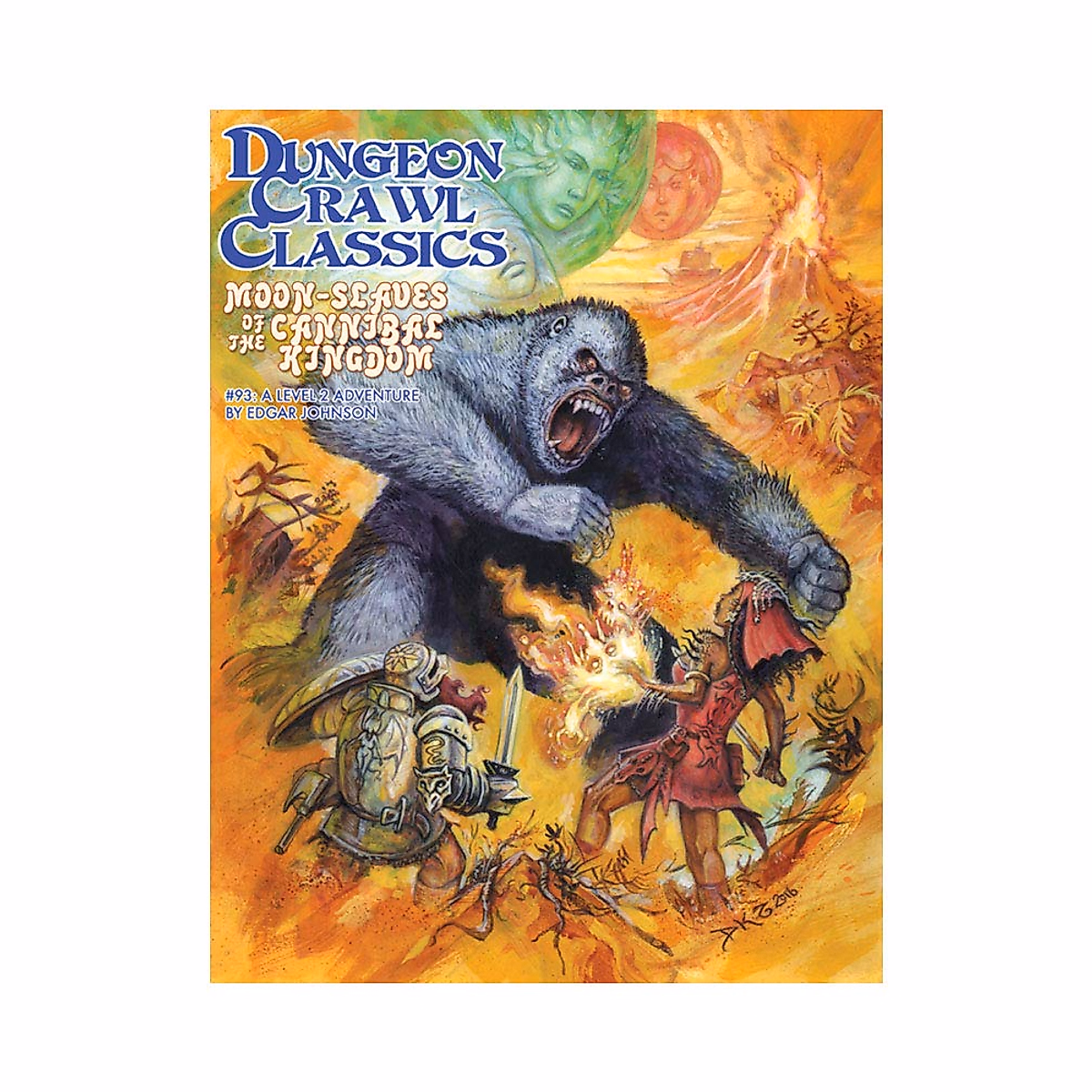 Goodman Games, Inc. Dungeon Crawl Classics #93: Moon-Slaves of The Cannibal Kingdom (Dcc RPG Adv.)