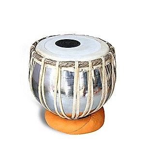 TABLA DRUM SET, HANDMADE PROFESSIONAL QUALITY IRON TABLA DRUM SET, IRON BAYAN SHEESHAM WOOD DAYAN TABLA, GREAT SOUND WITH TUNNIG HAMMER, CUSHIONA & COVER