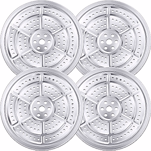 Rtteri 4 Pieces Canning Rack 11 Inch Stainless Steel Pressure Canner Rack Pressure Cooker Accessories for Steamer Replacement Supplies