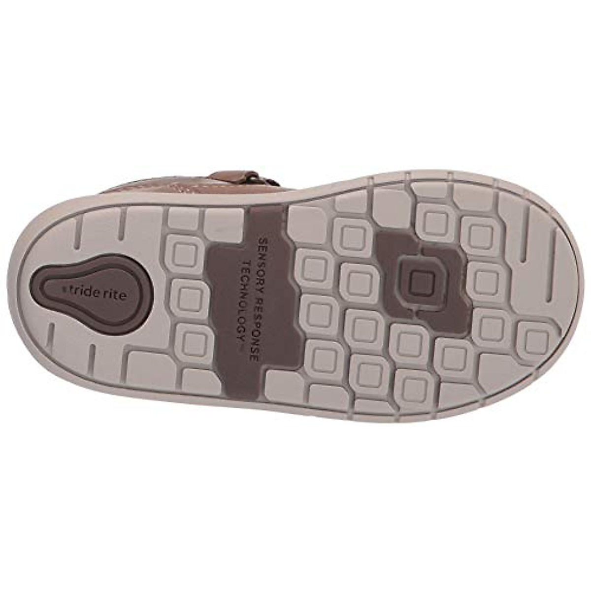 Stride Rite Boys SRT Ryker Sneaker, Greige, 4 Wide Infant