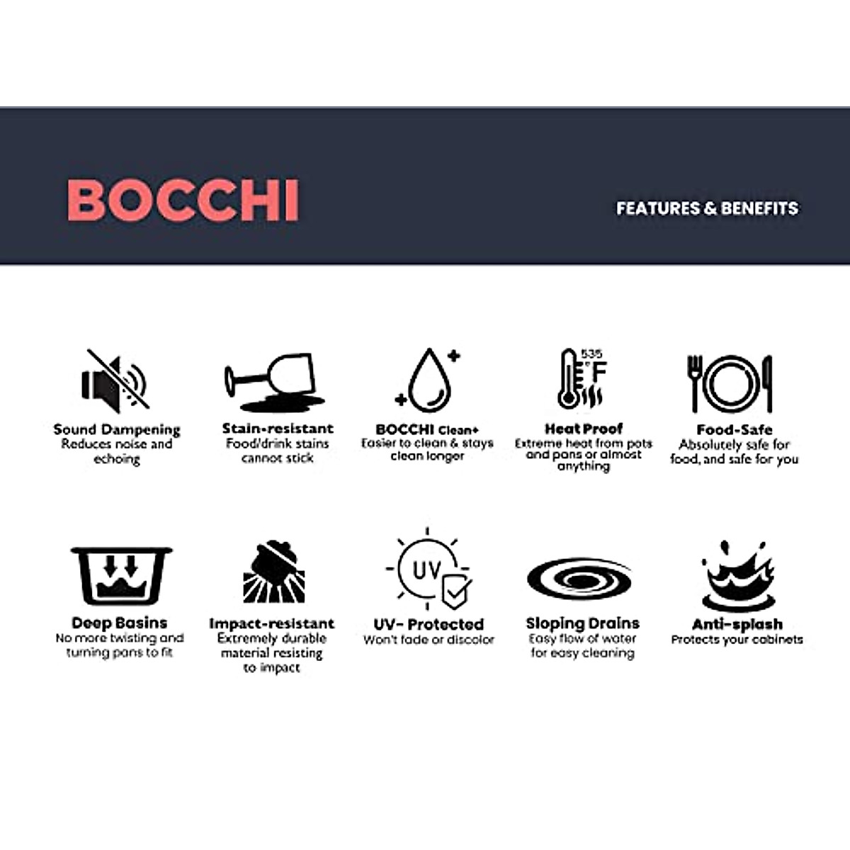 BOCCHI Arona Apron-Front 33 in. Single Bowl Granite Composite Kitchen Sink with Integrated Workstation and Accessories in Metallic Black