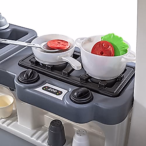 Step2 Adventure Camper Playhouse – Kids Outdoor Playhouse with Realistic Camper Toy Features for Playing Camping, Food Truck, Restaurant and More