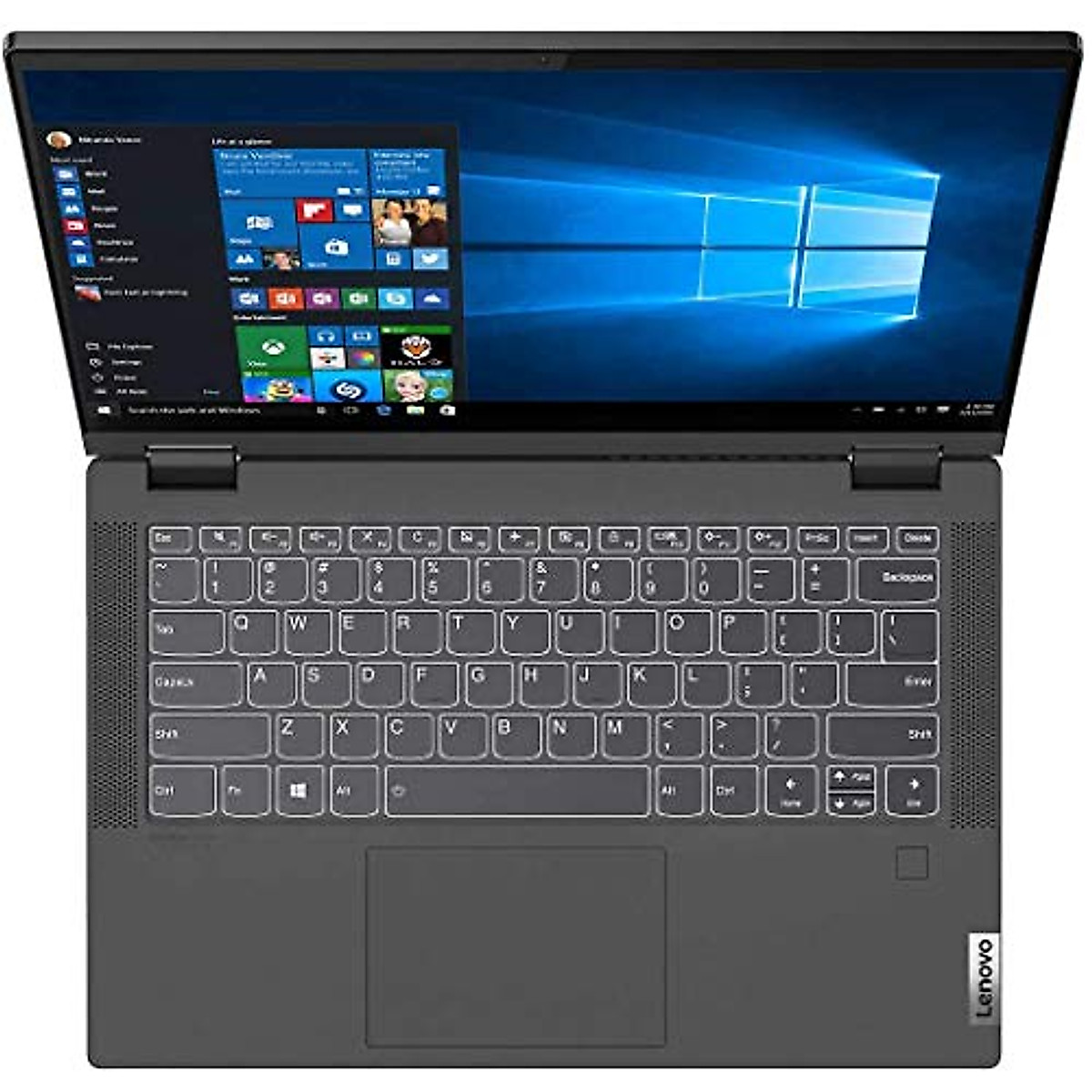 Lenovo IdeaPad Flex 5 2-in-1 Laptop, 14.0" FHD IPS Touch Screen, AMD Ryzen 7 4700U, Webcam, Backlit Keyboard, Fingerprint Reader, USB-C, HDMI, Windows 10 Home (16GB RAM | 1TB PCIe SSD)