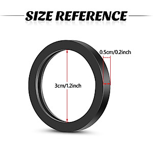 Frienda Gas Can Spout Gaskets Replacement Rubber Ring Can Gaskets Fuel Washer Seals Spout Gasket Sealing Rings Replacement Gas Compatible with Most(20 Pieces)