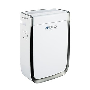 AIRDOCTOR AD3500 Air Purifier for Home and Large Rooms Up to 1260 sq. ft. 2x/hour | UltraHEPA, Carbon, VOC Filters and Air Quality Sensor. Captures Particles 100x Smaller Than HEPA (AirDoctor 3500)