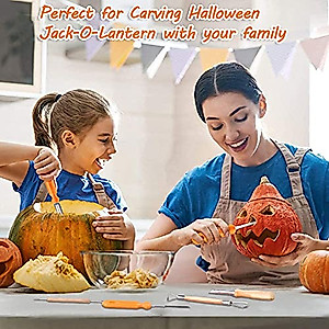 Halloween Pumpkin Carving Kit for Kids Adults13 PCS Professions Pumpkin Carving Tools Set Stainless Steel Heavy Duty Pumpkin Carving Knife Sculpting Tools for Jack-O-Lanter