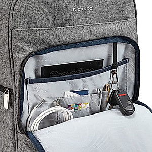 Ricardo Beverly Hills Malibu Bay 3.0 Travel Bags (Gray, 17-Inch Backpack)