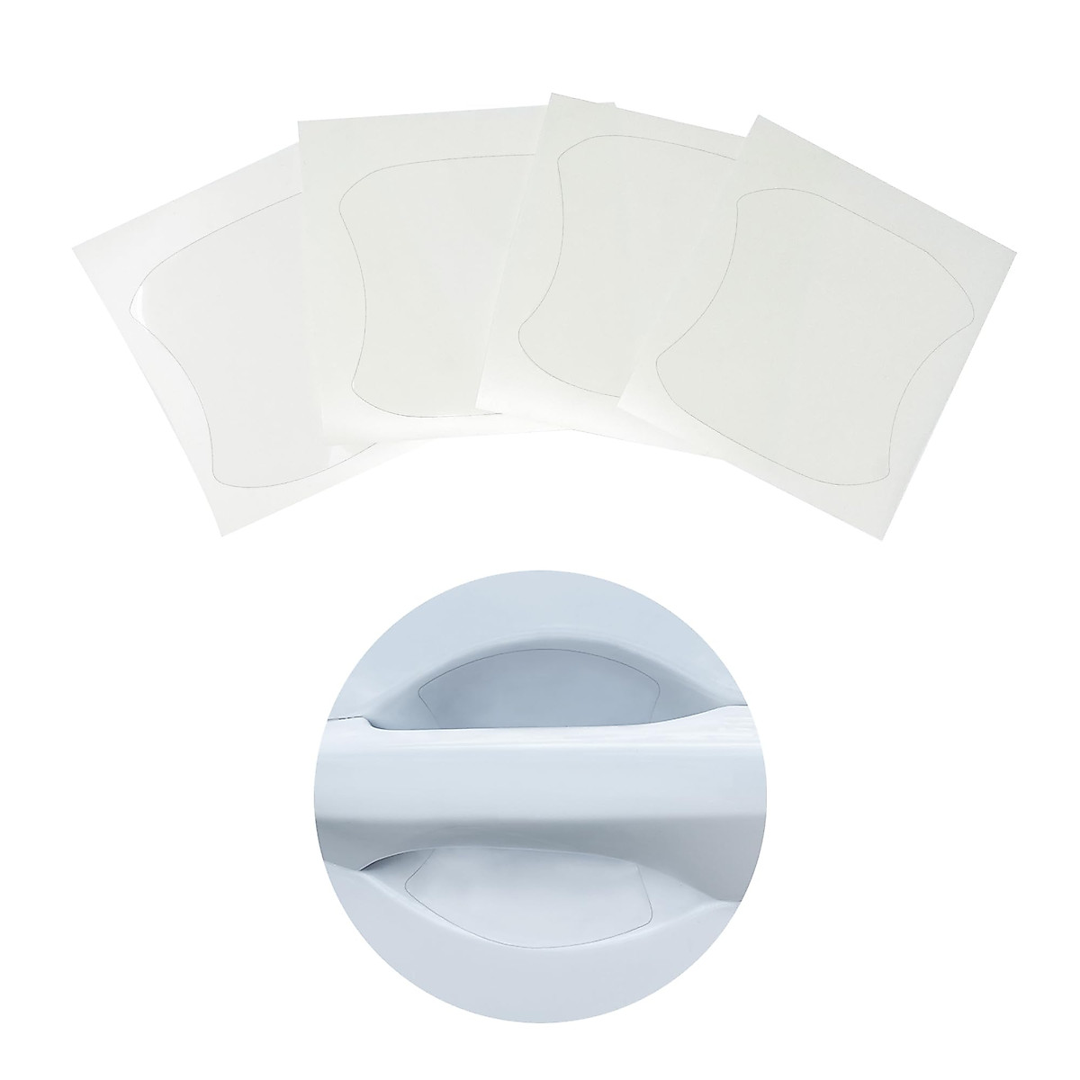 YelloPro Custom Fit Door Handle Cup 3M Scotchgard Anti Scratch Clear Bra Paint Protector Film Cover Self Healing PPF Guard Kit for 2019 2020 2021 2022 2023 2024 2025 Acura RDX SUV