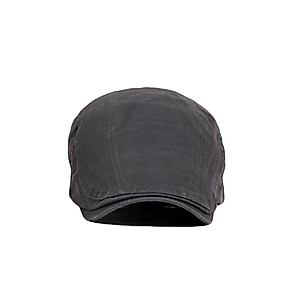 2 Pack Men's Cotton Flat Ivy Gatsby Newsboy Driving Hat Cap