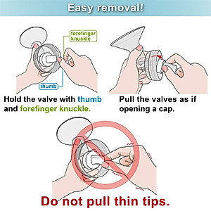Nenesupply Duckbill Valves Compatible with Spectra Pump Parts Compatible with Spectra S2 S1 9 Plus Breast Pump Replace Spectra Valves and Spectra S2 Accessories
