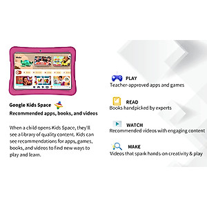 NOBKLEN Kids Tablet, 10" WiFi Tablet for Kids