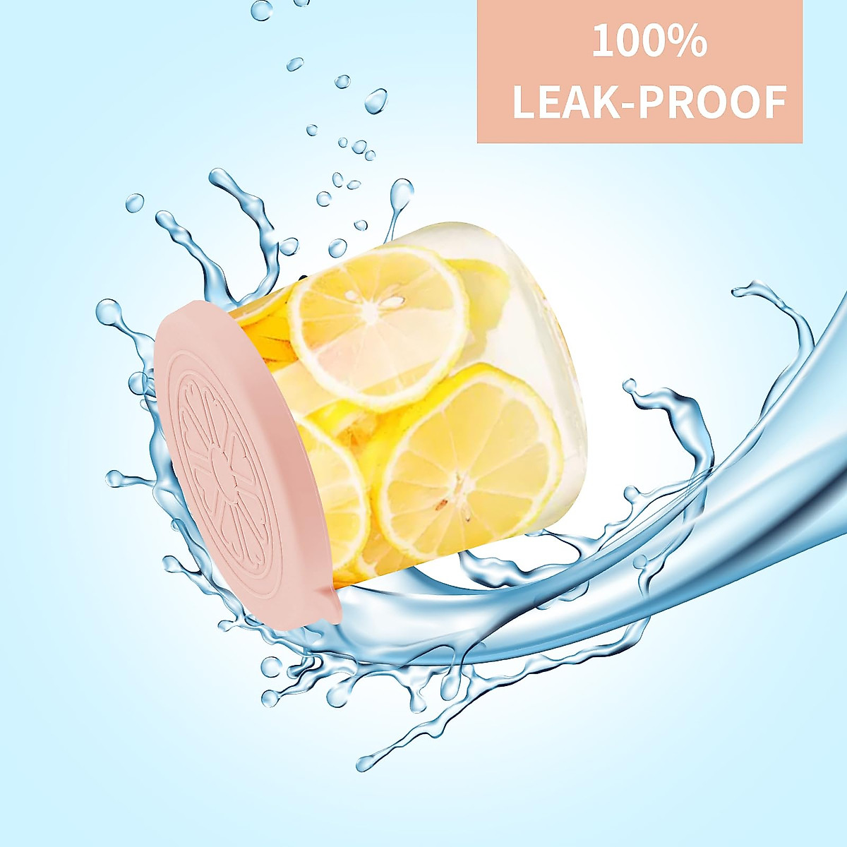 VOLCANOES CLUB Oui Yogurt Jar Lids Silicone | Covers Fit For 5 Oz Oui Yogurt Glass Jars | Perfect For Oui Yogurt Bottle with Label | Lids Only | Food-Grade/Leakproof/Reusable | 12Pcs Flesh Colors