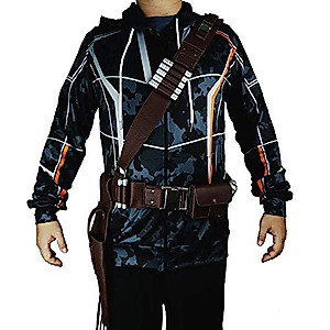 Mandalorian Belt Holster Adult Cosplay Costume Men Pouches Halloween Accessory (M belt)