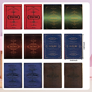 Skylety 24 Pieces 1:12 Scale Miniatures Dollhouse Books Assorted Miniatures Dollhouse Accessories Small Books Decoration Accessories Doll Toy Supplies(Printed Style)