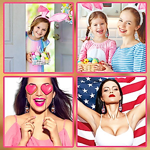 Glenmal 9 Pairs Fall Gnome Earrings for Women Thanksgiving Halloween Jewelry Gift Holiday Women's Acrylic Drop and Dangle Earrings(Festive Style)