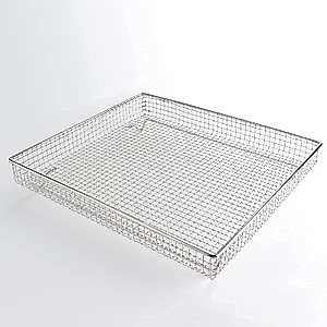 Air Fryer Basket, Compatible for Cuisinart TOA-60 Serie/TOA-65 Air Fryer, 304 Food-Grade Stainless Steel Wire Rack, Cooking and Baking for Convection Toaster Oven