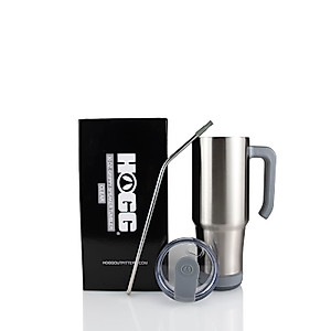 Hogg 30oz Sublimatable Grippy Speaker Tumbler DIY, Customizable, Add Logo, Vinyl, Alcohol Ink, or Glitter & Epoxy, Bulk/Wholesale Tumblers (Clear)