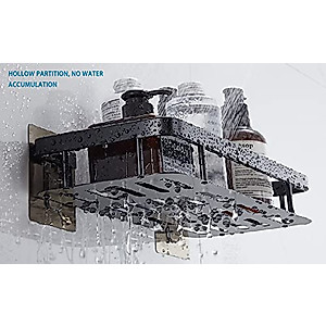 Shower Caddy Shelf Organizer Rack,No Drilling Adhesive Bathroom Shelves Basket Inside Shower,Kitchen Sink Caddy Organizer,Wall Mount Shower Storage Home Organization Rv Accessories.