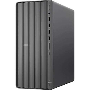 HP 2024 TE01 Envy Business Desktop Intel 10th Gen 8-Core i7-10700 32GB RAM 1TB PCIe SSD 1TB HDD Intel UHD Graphics HDMI VGA USB-C WiFi AC BT RJ-45 Windows 10 Pro w/RE Accessories