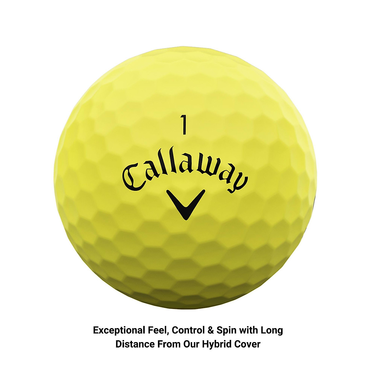 Callaway Golf Supersoft Golf Balls (2023 Version, Yellow)