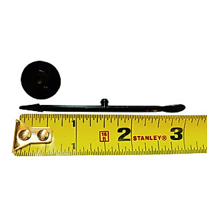 Game Spinner 12 Pack - 3 Inch Black Plastic Arrow Game Spinner - Small Lightweight Game Spinners for School - Spinners for Games - Game Pieces, Blank Arrow Spinner Gameboard Spinners